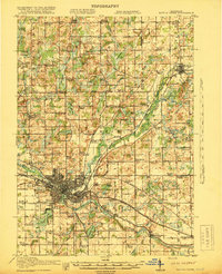 1918 Map of Battle Creek, MI — High-Res | Pastmaps